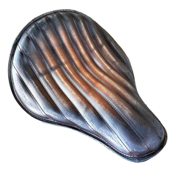 2018-2025 Harley Softail Ant Brn Dis Tuck Roll Leather Spring Seat Mou ...