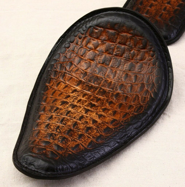 Spring Solo Seat P-Pad Chopper Harley Sportster 10x13" Antique Brown A ...