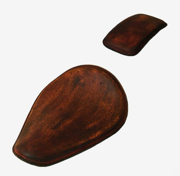 Spring Seat P-Pad Chopper Harley Bobber Sportster 10x13 201 Brown Dist ...